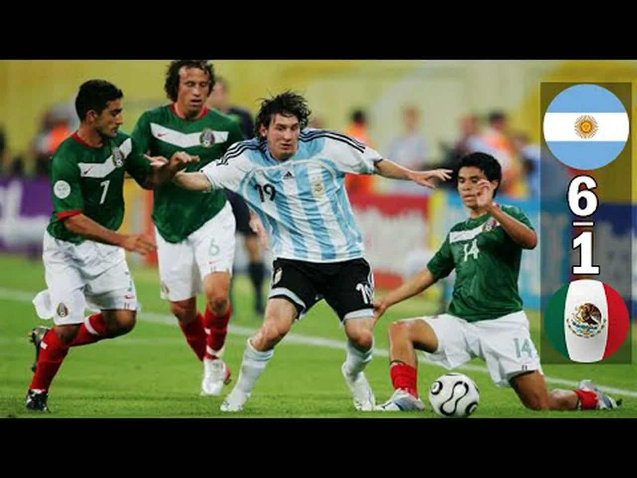 MESSI HUMILLANDO A MÉXICO | ARGENTINA 6-1 MÉXICO | RESUMEN COMPLETO