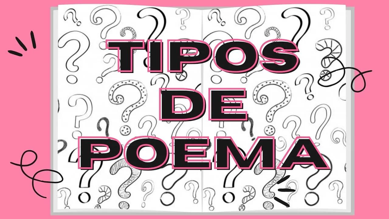 TIPOS DE POEMA. Conheça os tipos e características poemas que existem ...