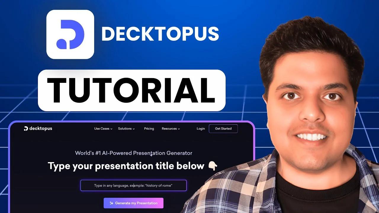 Decktopus AI Tutorial & Review - Step By Step Guide For Beginner's (2025)