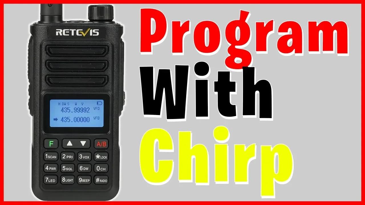How to Unlock and Program Retevis RA89 with Chirp / GMRS / HAM/ / FRS ...