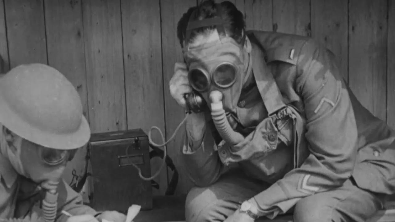History's Time Capsule: Mustard gas TRAINING.