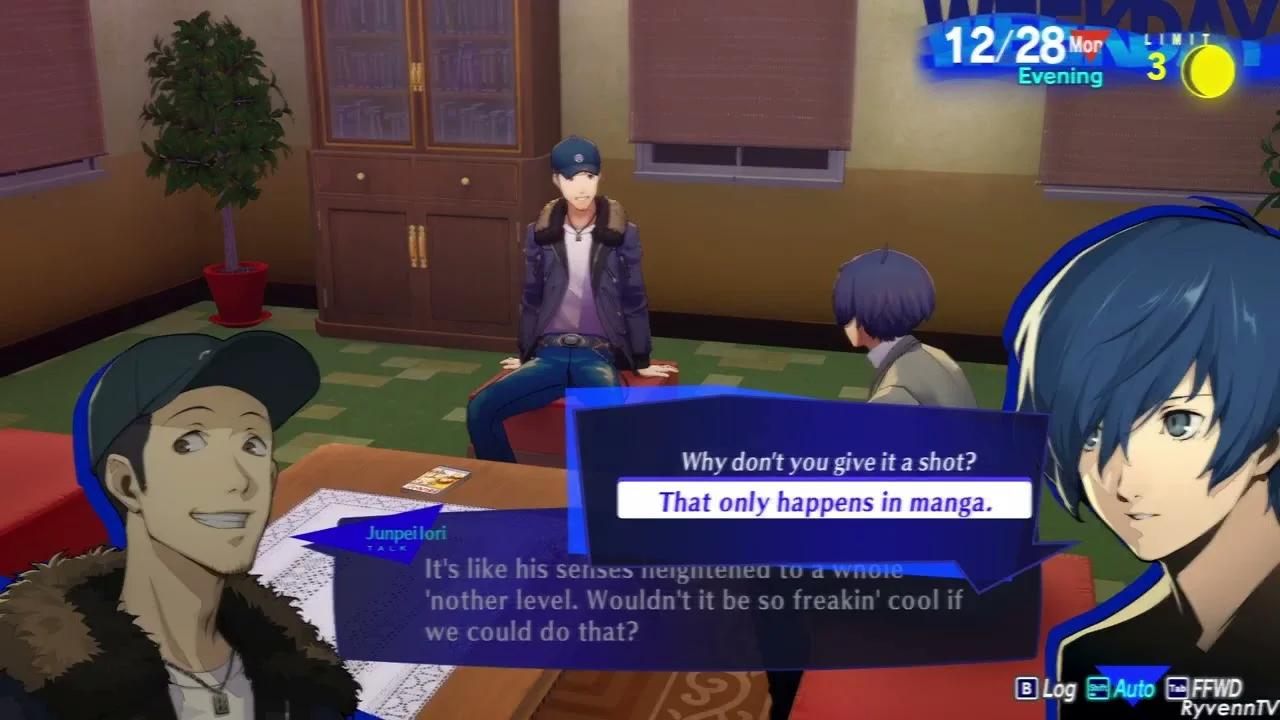 Persona 3 Reload - You Finish the Manga with Junpei