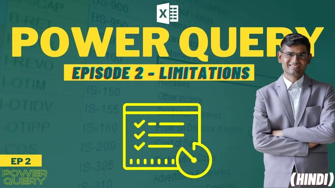 Excel Power Query Limitations | Excel Vs Power Query | Power Query ...