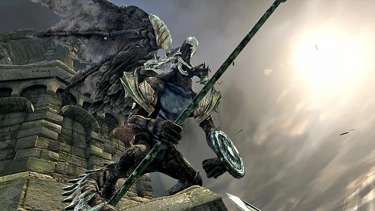 Bell Gargoyle Boss Fight and Cutscene - Dark Souls Remastered