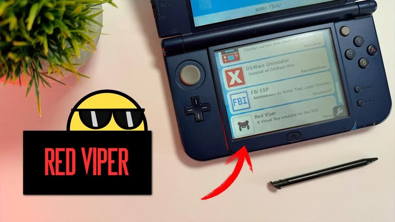 ¡Descubre Red Viper! Nuevo Emulador Virtual Boy para 3DS