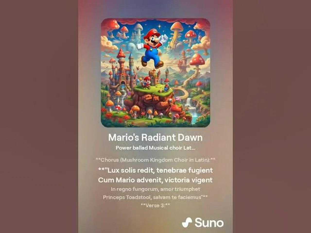 A Super Mario Bros Musical: Mario's Radiant Dawn
