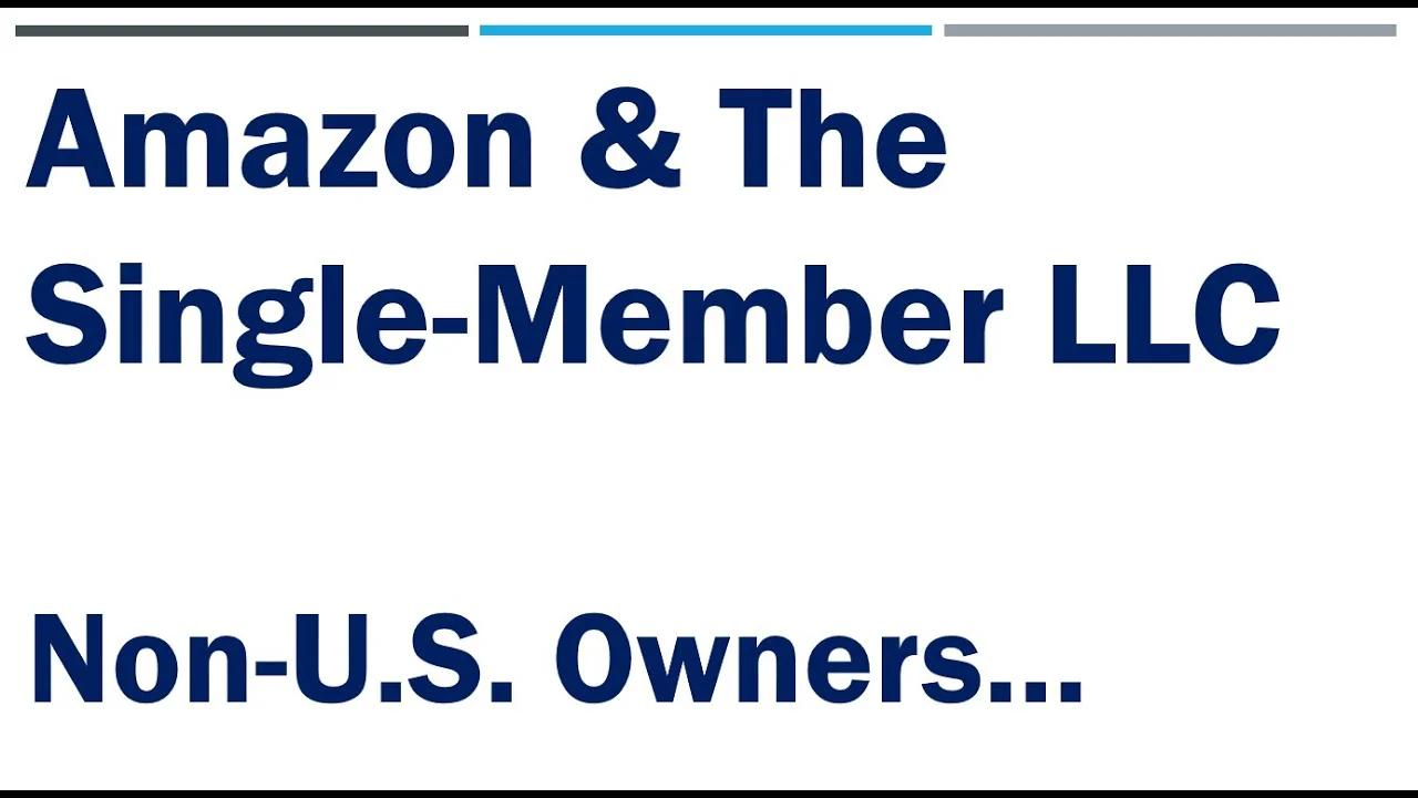 Amazon Sellers & Single Member LLC - How to Restructure for Taxes?