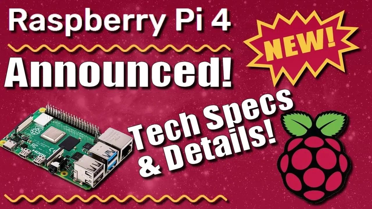 Raspberry Pi 4 - Specs, Details, and Comparisons