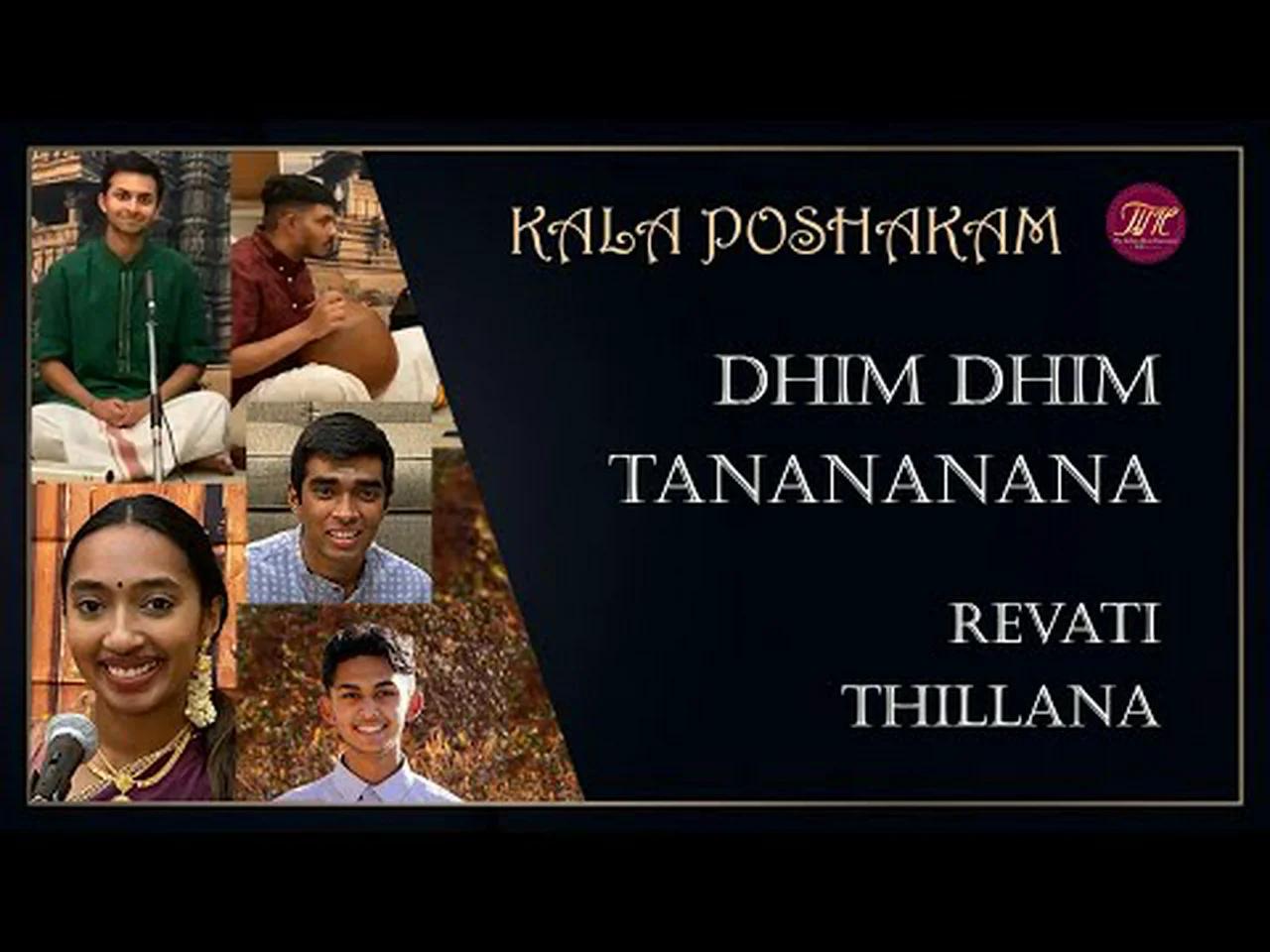 Dhim Dhim Tanananana - Revathi Thillana By Shilpa Sathyanathan ...