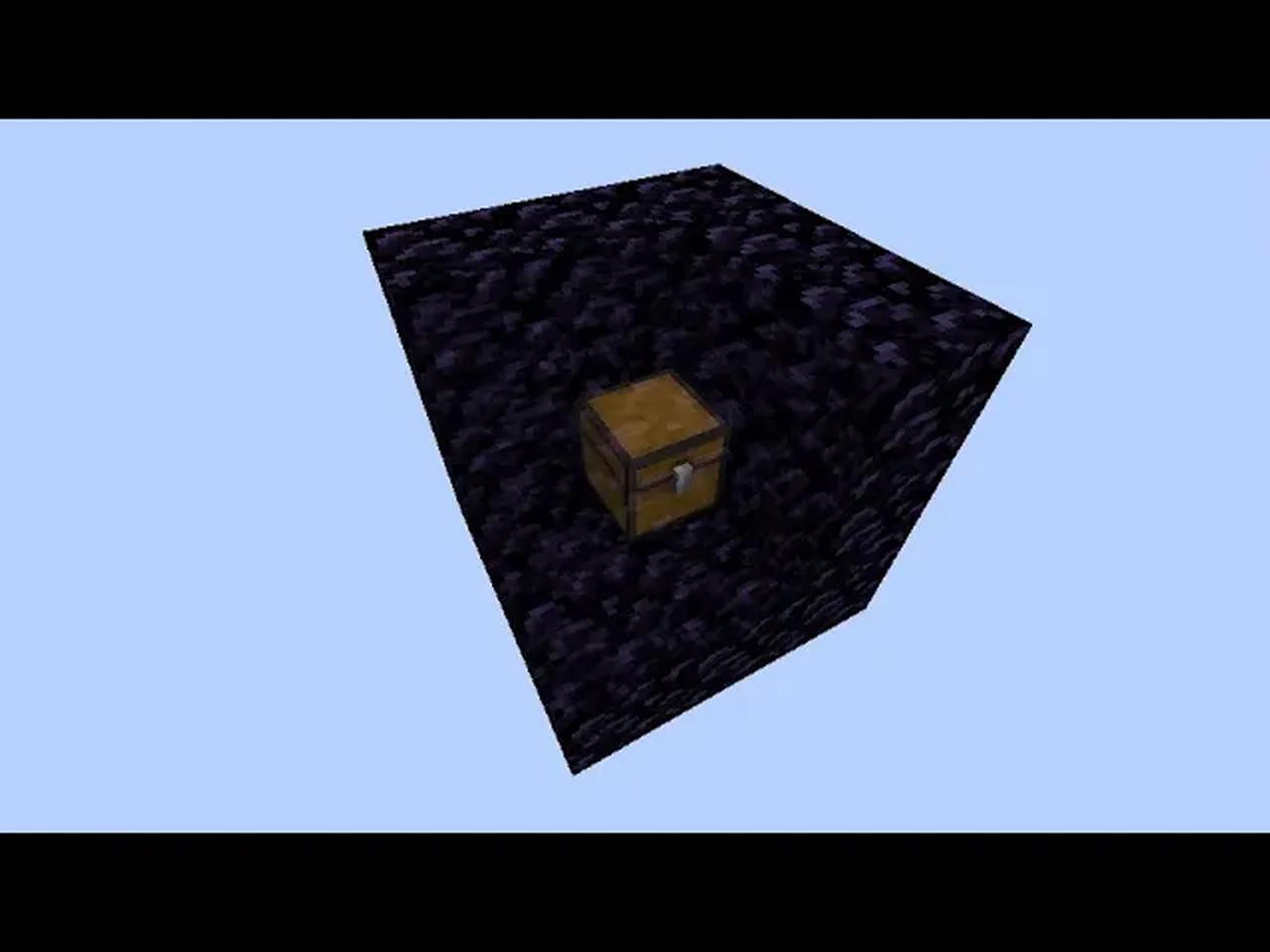 Minecraft Challenge: Obsidian Box [Solved]
