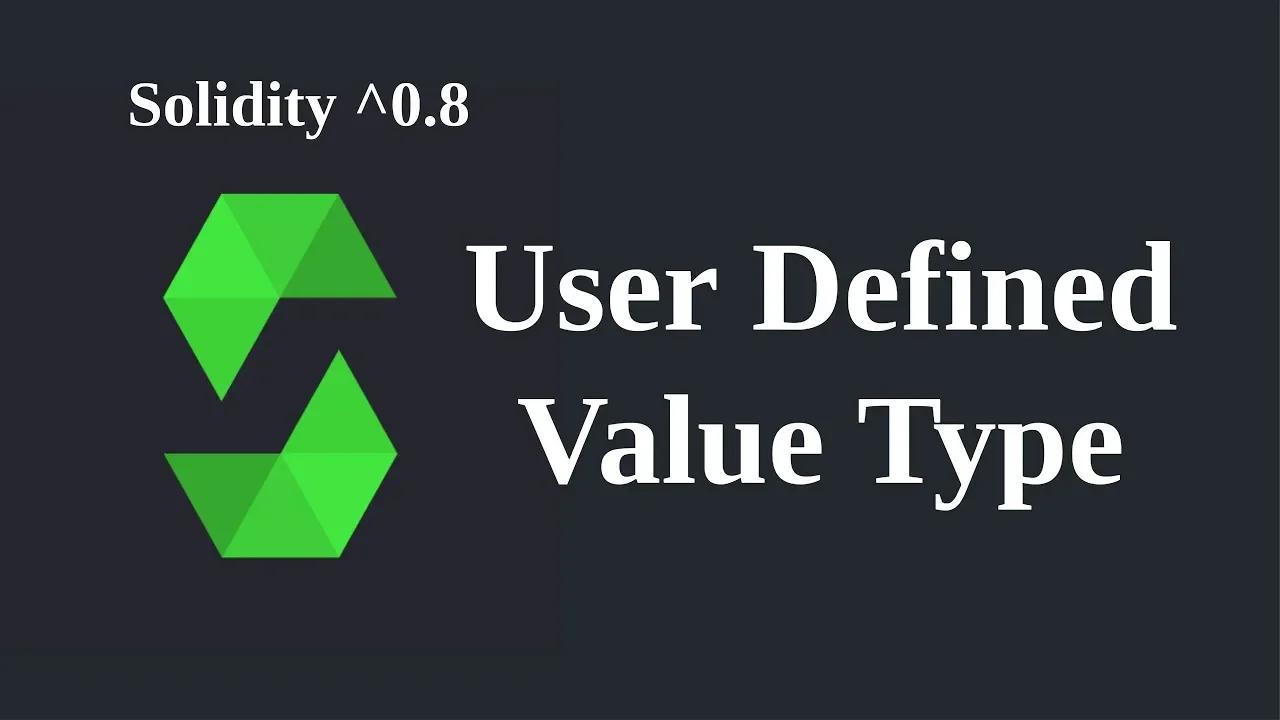 User defined value type | Solidity 0.8