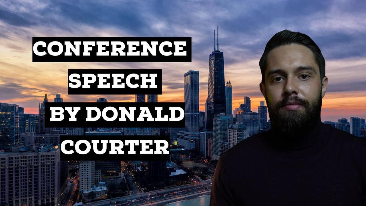 Donald Courter Speaks At Media & Multipolarity Conference In Chicago