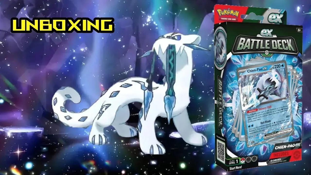 Pokémon TCG Chien-Pao EX Battle Deck Unboxing/Opening