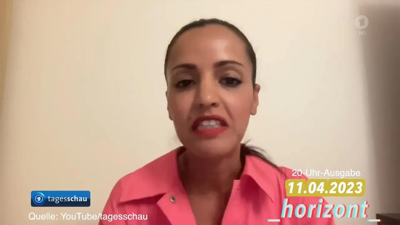 Sawsan Chebli in der Tagesschau