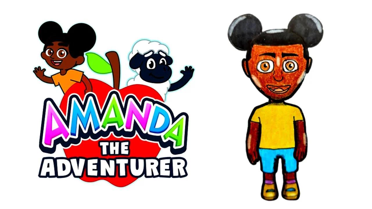 Cómo DIBUJAR a AMANDA😨 de AMANDA the ADVENTURER / How to DRAW AMANDA ...