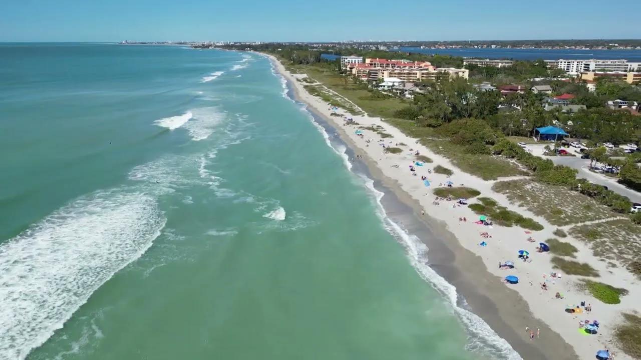 Siesta Key Beach - Turtle Beach Aerial View