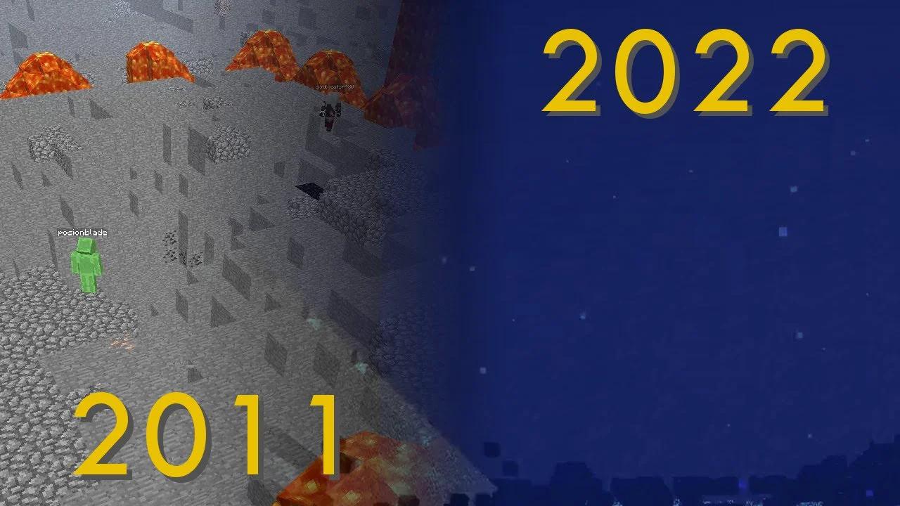 Revisiting 2011 2b2t Screenshots in 2022