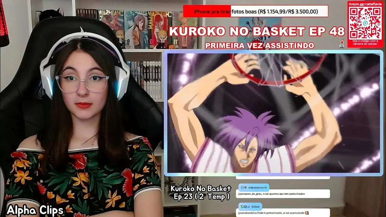 Catia Flavia - MURASAKIBARA E INPARAVEL| Kuroko No Basket | Ep 23 ( 2° Temp ) ( React )