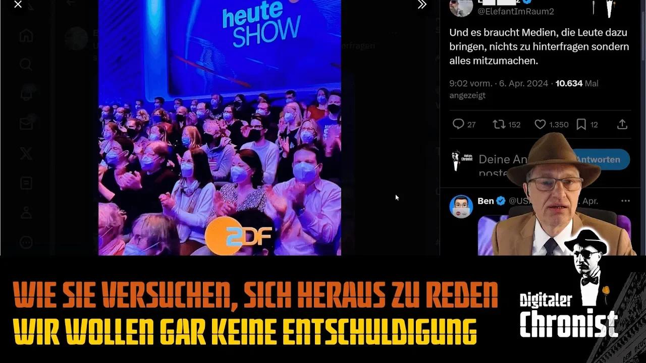 Sie versuchen, sich heraus zu reden ohne sich zu entschuldigen - Wir ...