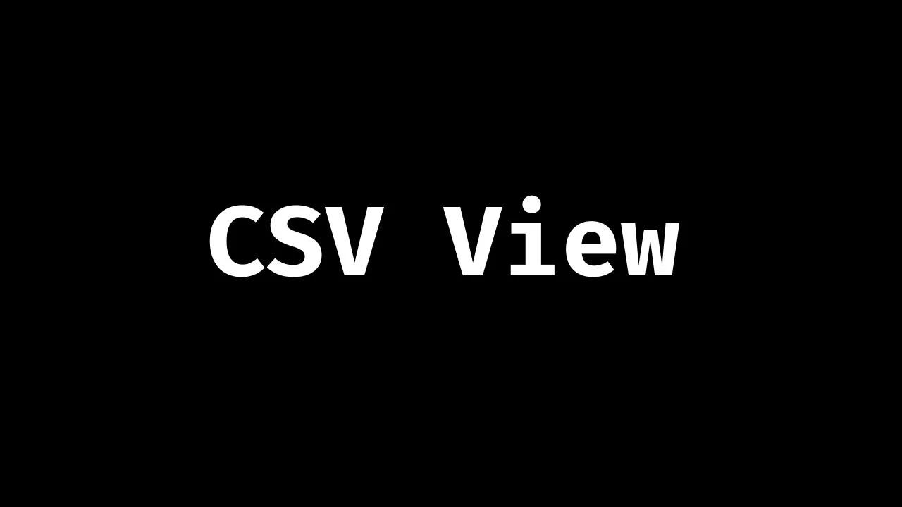 CSV file workflow in neovim