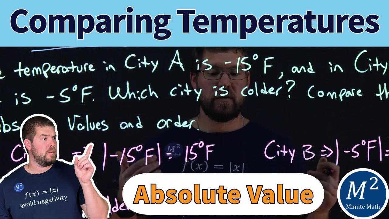 Comparing Temperatures Using Absolute Value and Order