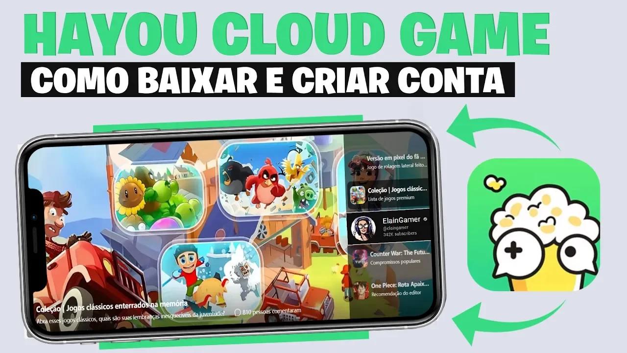 Como Baixar e Criar Conta no Hayou Cloud Game (SMS RESOLVIDO)