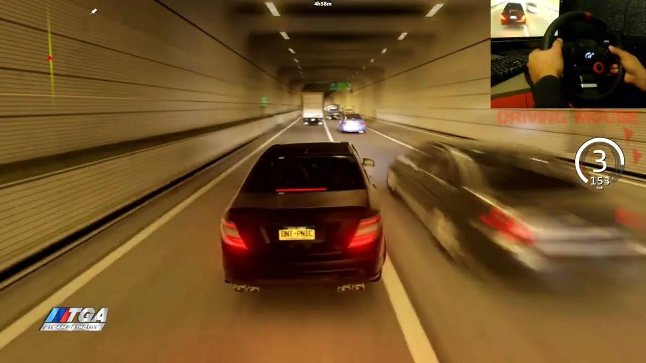 Mercedes C63 AMG No Servidor TGA | Assetto Corsa | Gameplay 4K | Logitech