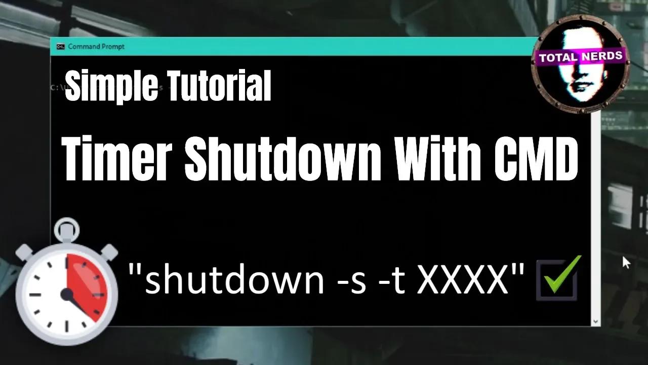 How to Shutdown Windows 10 After Timer With Command Prompt - CMD Timer Shutdown Tutorial 2020