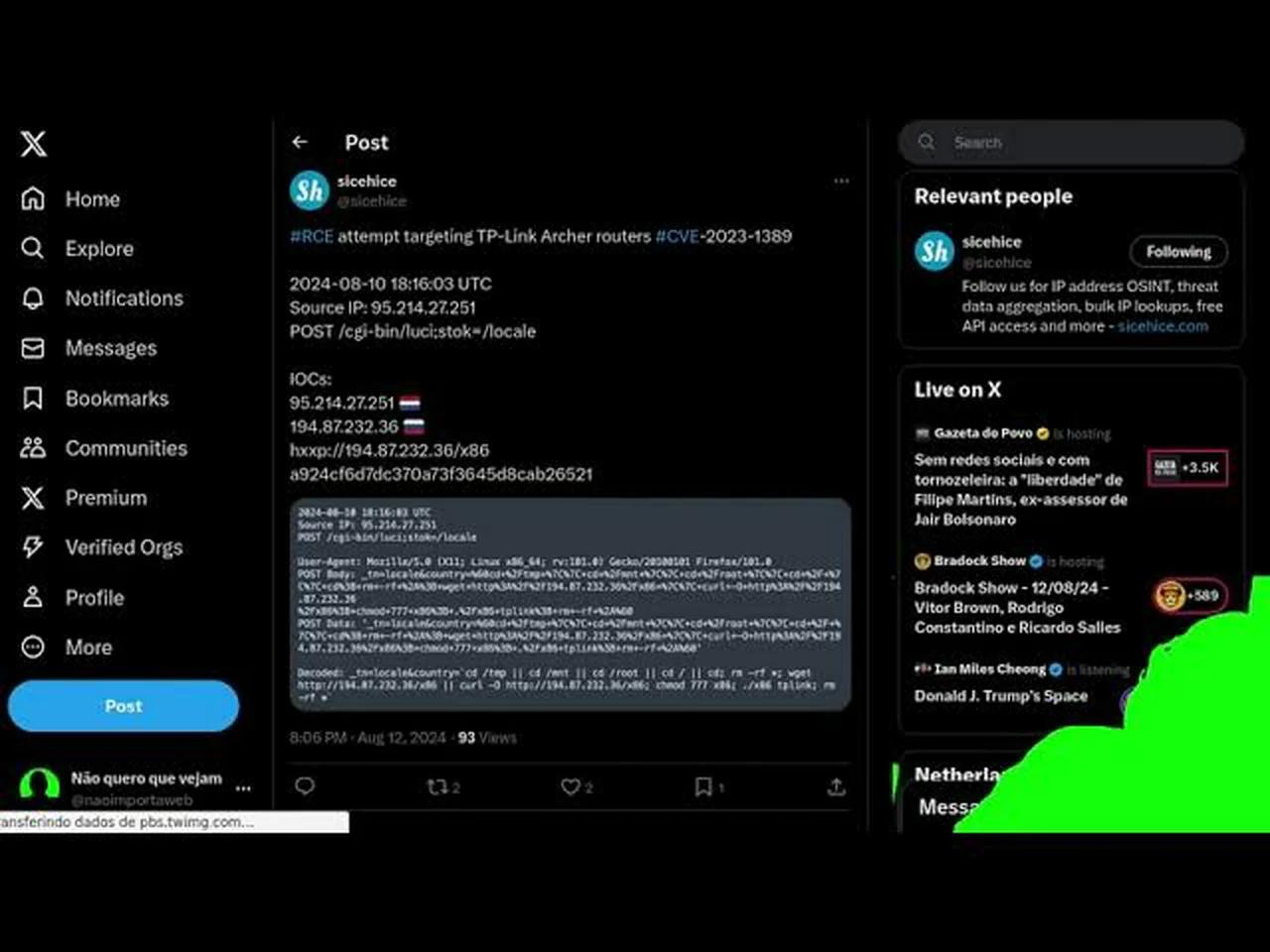TP-LINK pode ser invadido com um simples POST, é assim que se implanta BOTNET de forma eficiente