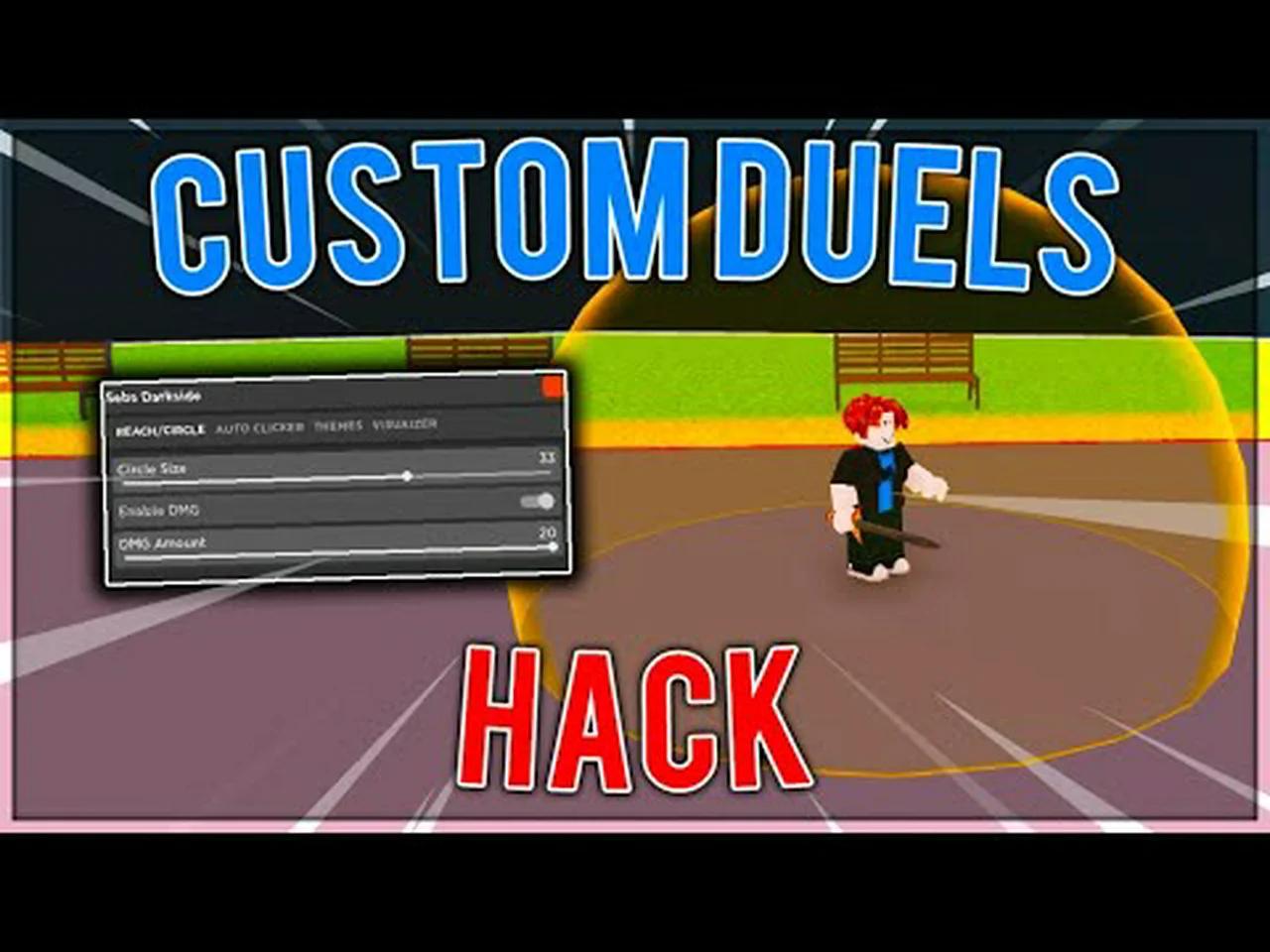 Custom Duels Script Hack GUI : Reach, Hitbox Expander | (*Pastebin*)