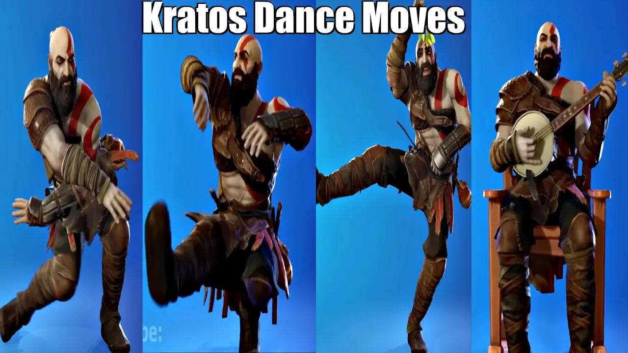 KRATOS DANCING - God of War Kratos x Fortnite Crossover Emote Dances ...