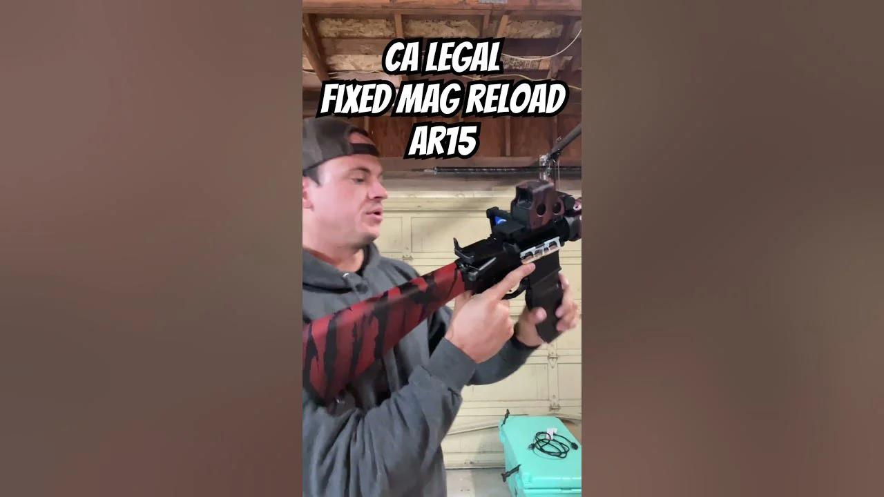 Fixed magazine AR15 reload