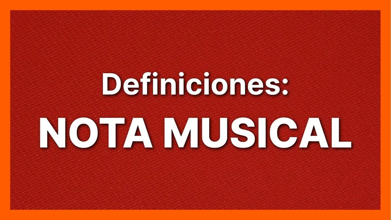 ¿Qué es una NOTA MUSICAL? | Diccionario del cantante