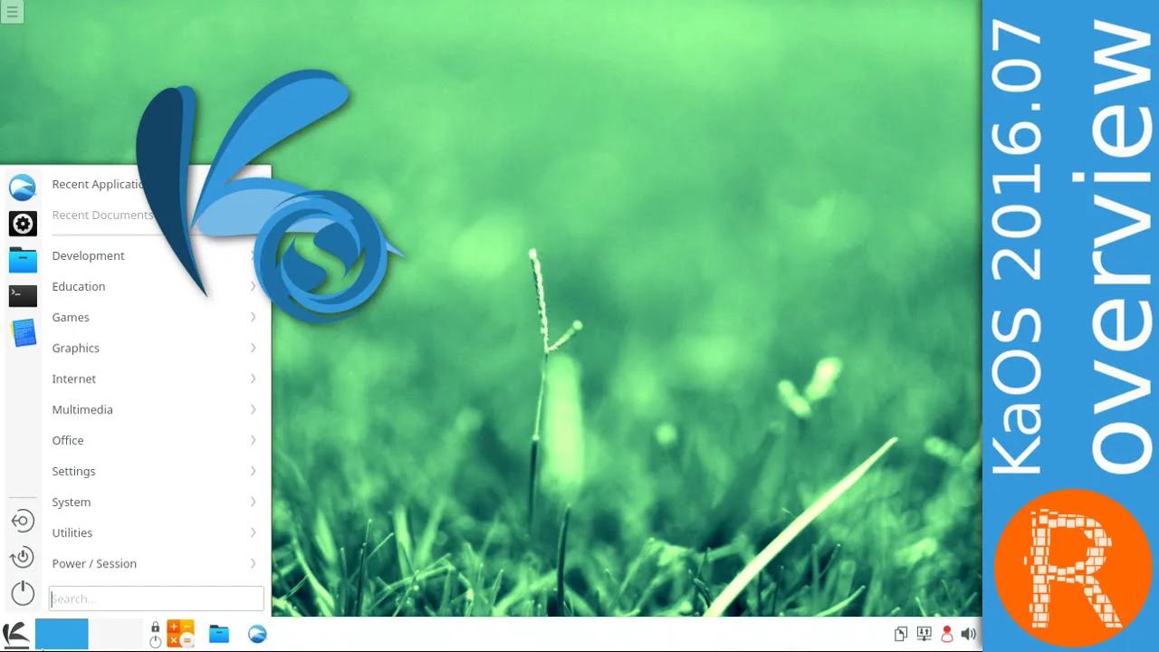 KaOS 2016.07 overview | A Lean KDE Distribution.