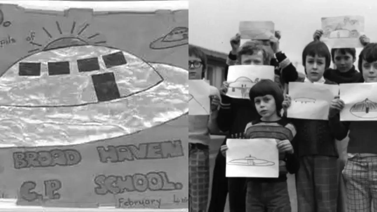 School kids on witnessing a landed UFO at their school in Broad Haven ...