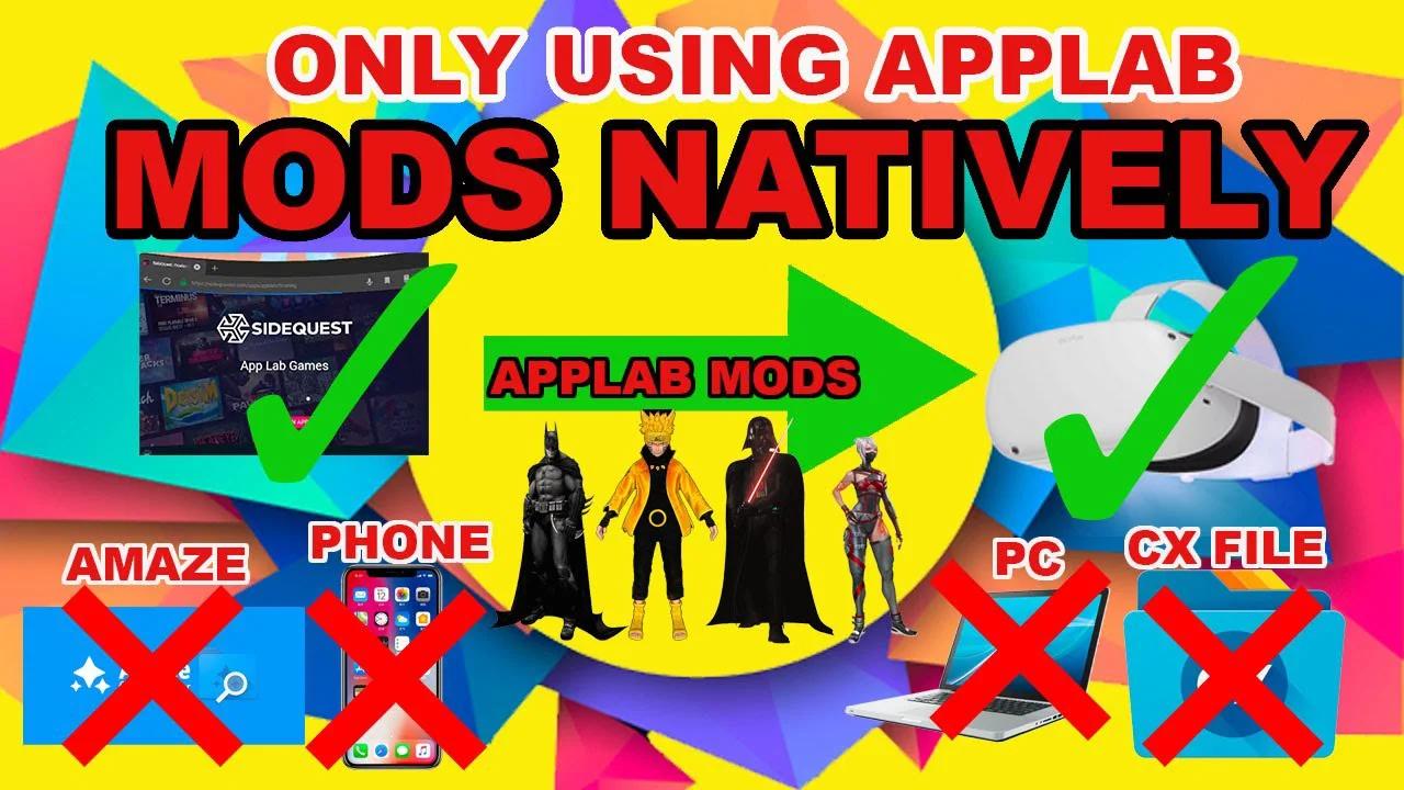 How to download Mods Natively on the Quest 2 only using App lab (NO ...