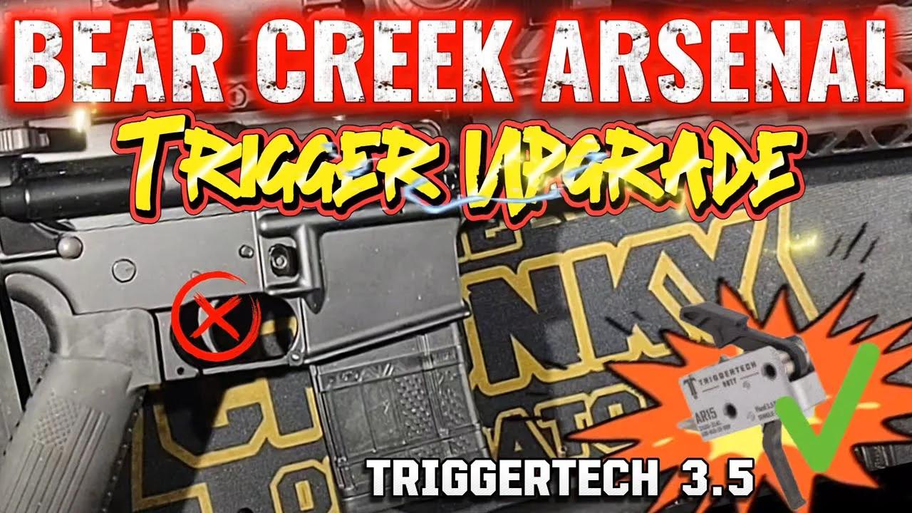 Upgrading Bear Creek Arsenal AR15: Triggertech Duty 3.5 Trigger