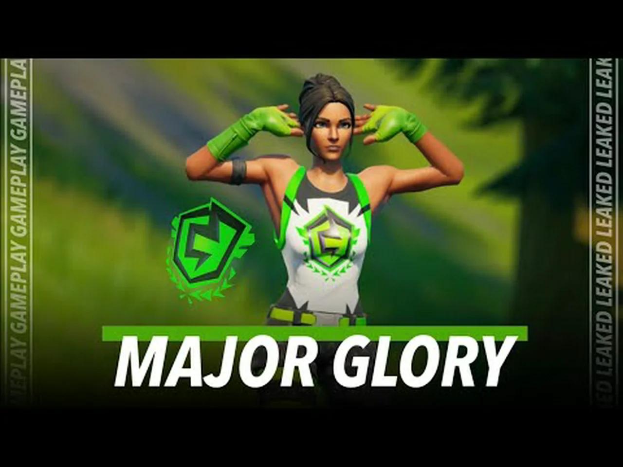 LEAKED “MAJOR GLORY” SKIN GAMEPLAY!!! (FNCS EXCLUSIVE SKIN!) - Fortnite ...
