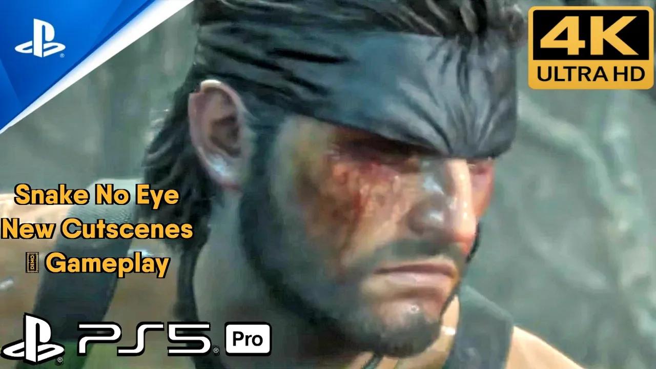 Metal Gear Solid Delta Snake Eater - NEW Gameplay & Cutscenes (4K 60FPS ...