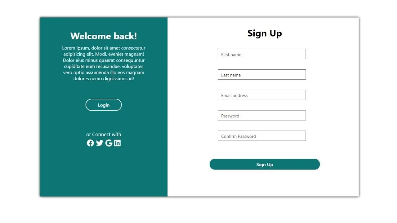 How to create Awesome Login Bar using HTML CSS & JS @CodeCafe