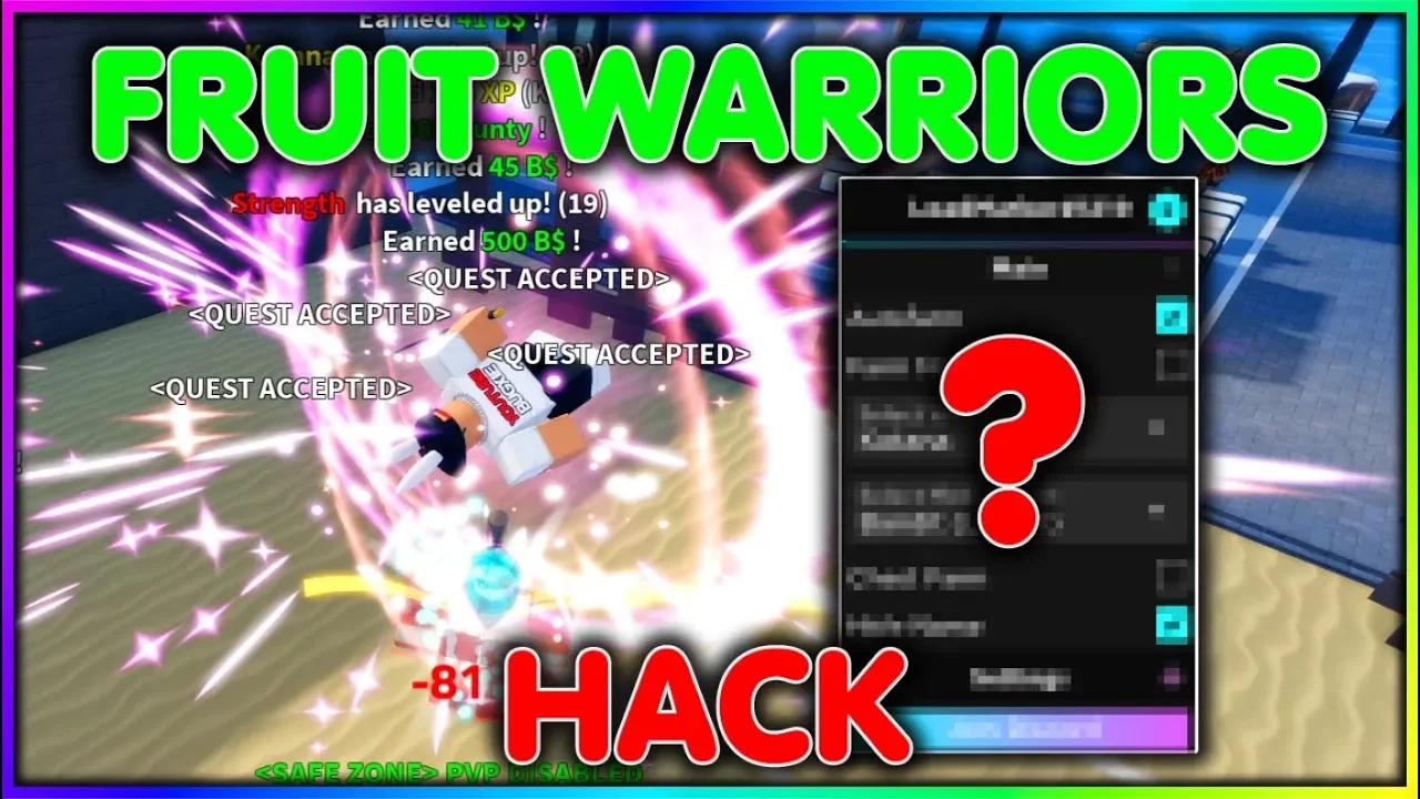 THE BEST FRUIT WARRIORS SCRIPT / HACK GUI | AUTO FARM QUESTS, GET ALL FRUITS & MORE | (*PASTEBIN*)