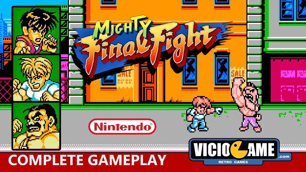 🎮 Mighty Final Fight (Nintendo) Complete Gameplay