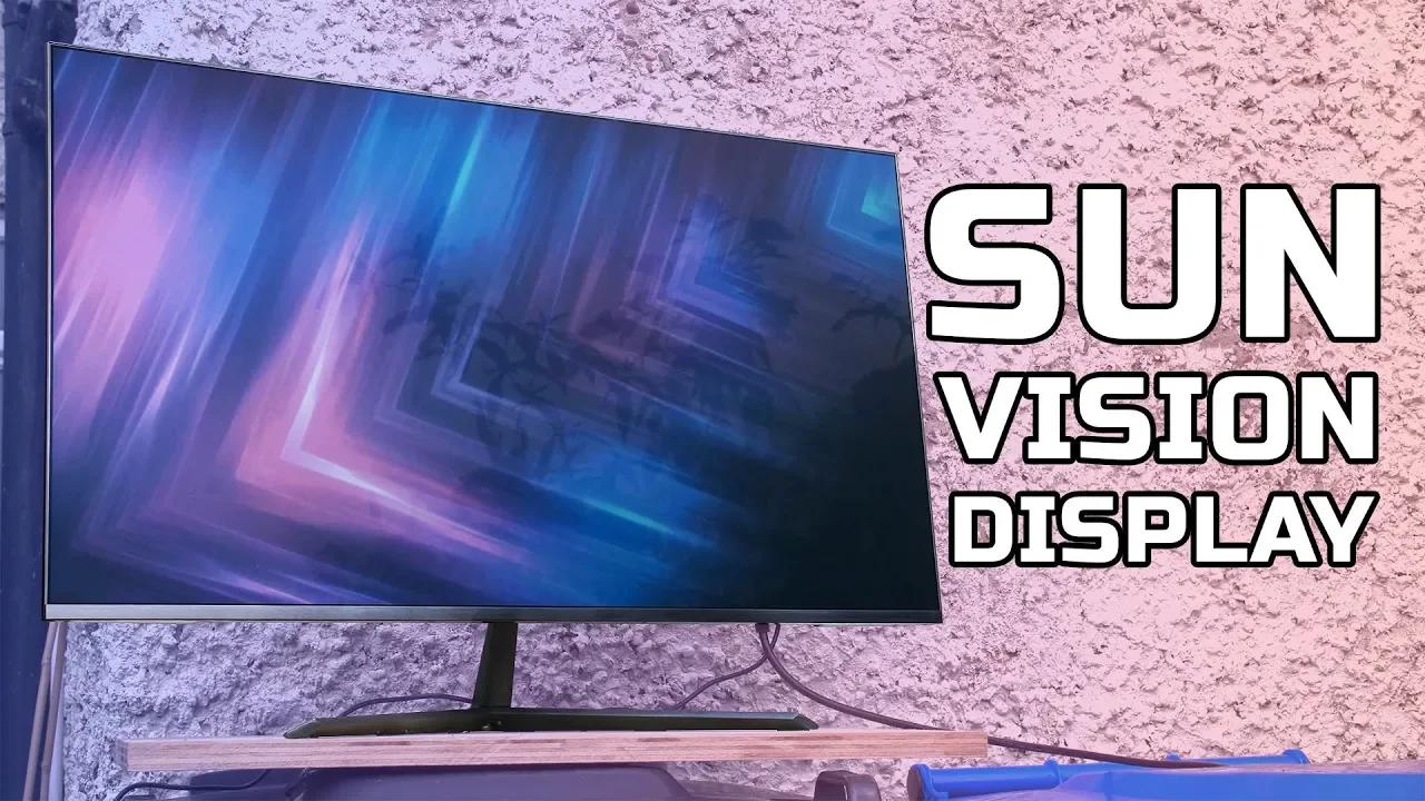 THIS MONITOR IS POWERED BY THE SUN! Sun Vision rE RLCD Monitor Review