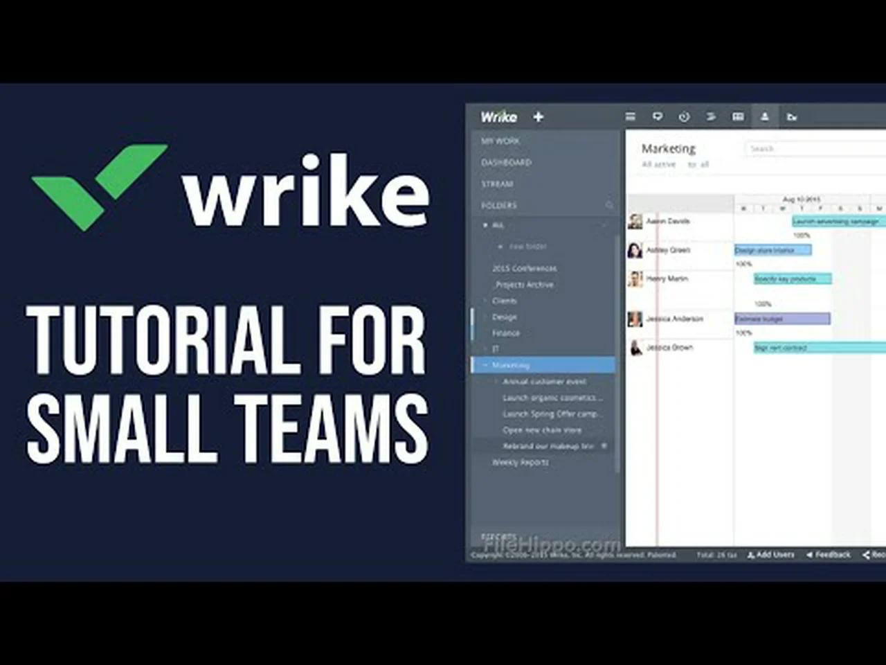 Wrike Tutorial For Beginners Free Project Management Software Ffor