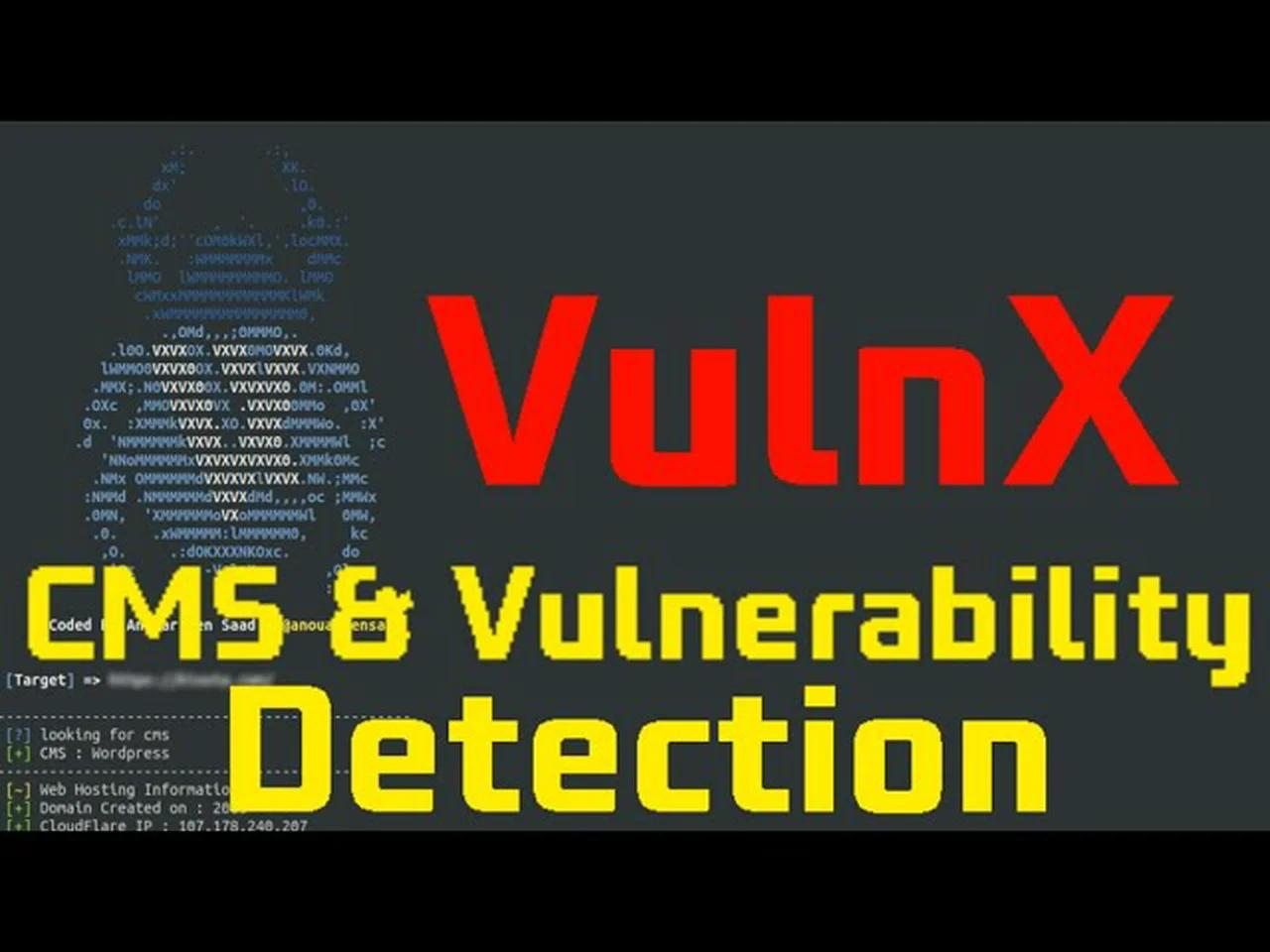 Vulnx - CMS & Vulnerabilities Detector