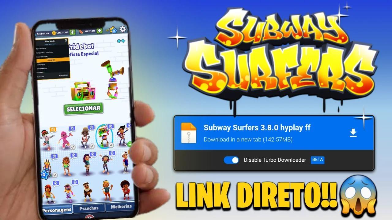 🔥SAIU MOD MENU SUBWAY SURFERS NOVA ATUALIZAÇÃO 3.8.0 2023 📥