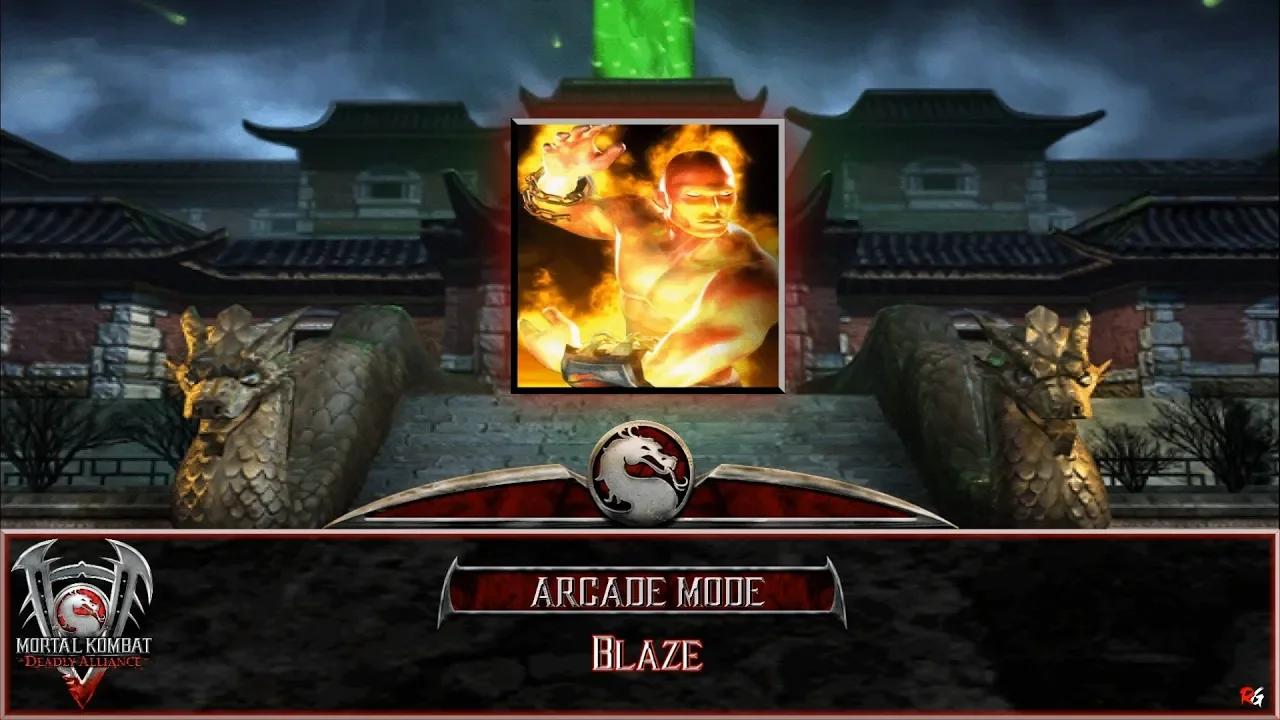 Mortal Kombat: Deadly Alliance - Arcade Mode: Blaze
