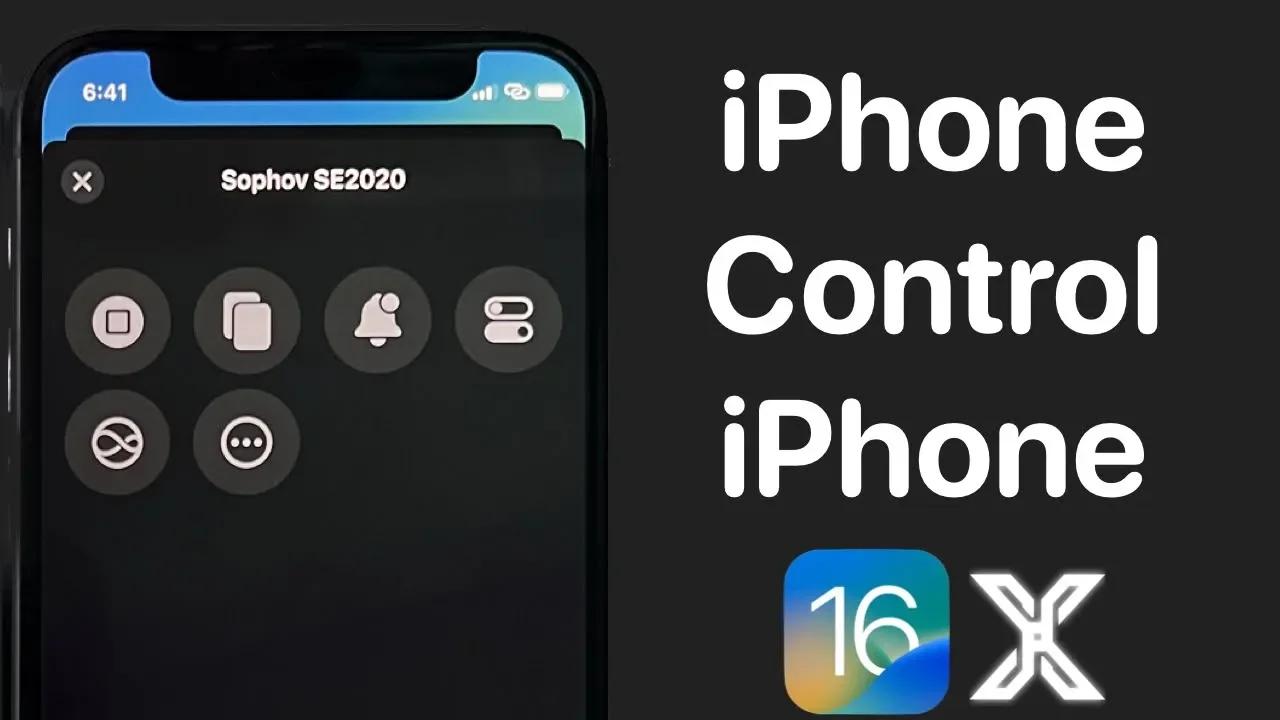 iOS 16 How to use iPhone to Control iPhone 🤯