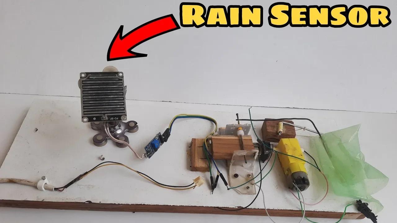 Make Rain Sensor Automatic Shed Roof without Arduino