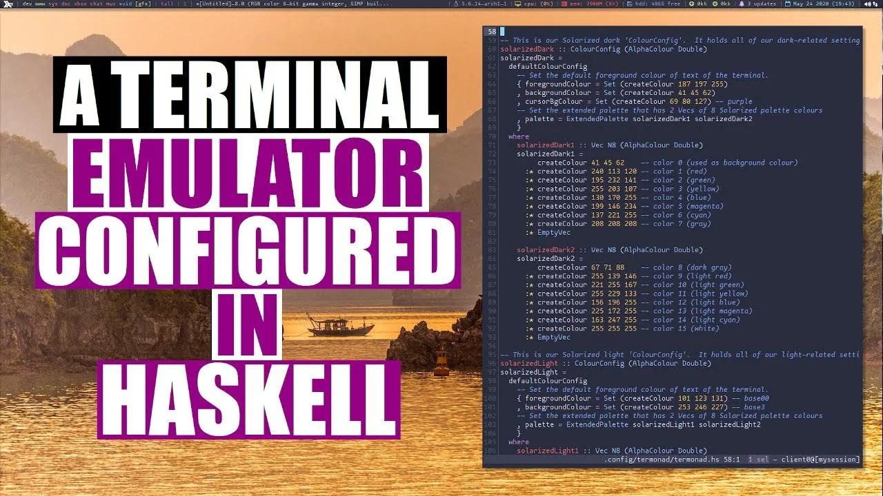 Termonad Is A Terminal Emulator Configurable In Haskell